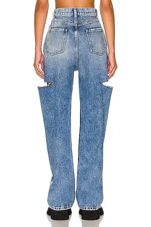 MAISON MARGIELA 5 Pocket Side Slit Jeans In Medium Wash - Denim