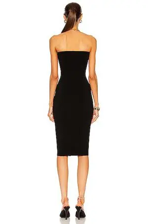 Norma Kamali Strapless Fitted Dress
