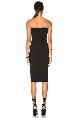 Norma Kamali Strapless Fitted Dress