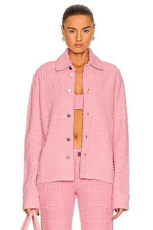 Bottega Veneta Jacquard Towelling Jacket
