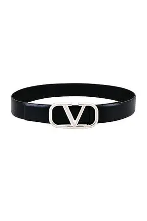 Valentino Garavani H.40 Buckle Belt - Nero