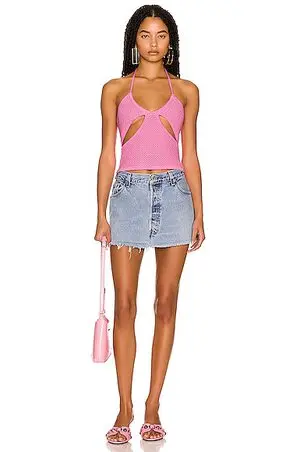 EB DENIM Vintage Mini Denim Skirt