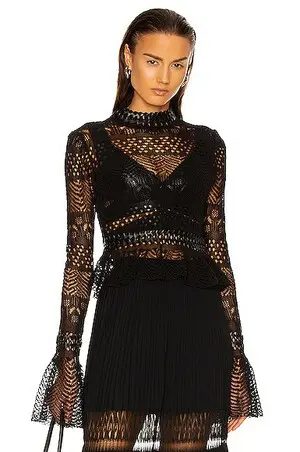 Alaia Cut Out Blouses