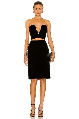 Saint Laurent Satin Laque Skirt