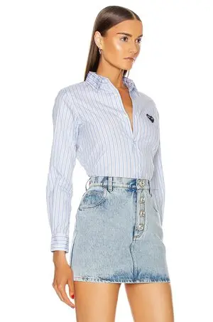 Play Comme Des Garcon Striped Button-down Shirt