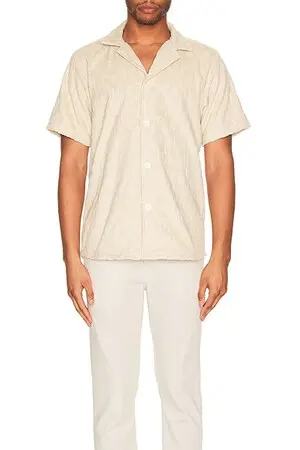 Oas Machu Cuba Terry Shirt - Beige