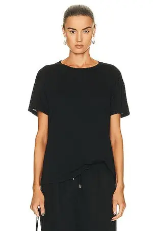 Eterne Short Sleeve Boyfriend Tee - Black