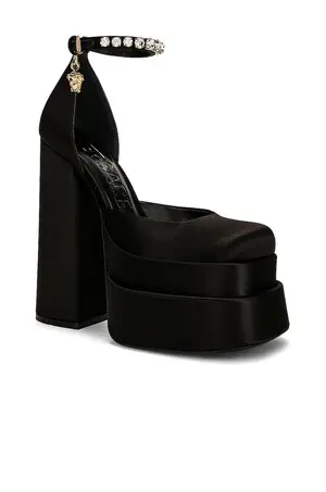 Versace Medusa Aevitas Mary Jane Platforms