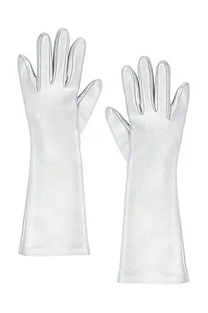 Alaïa Gant Opera Gloves - Argent