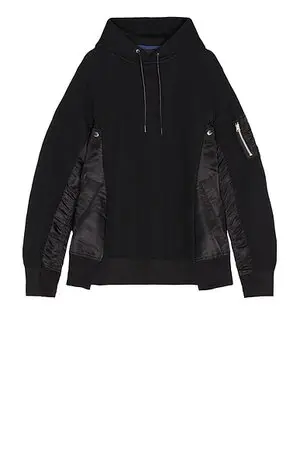 Sacai Sponge Sweat X Ma-1 Hoodie