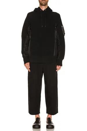 Sacai Sponge Sweat X Ma-1 Hoodie