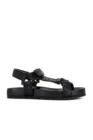 Bottega Veneta Woven Leather Trip Flat Sandals