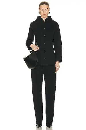 Bottega Veneta Stretch Funnel Neck Shirt