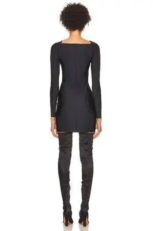 Coperni Cut Out Draped Mini Dress