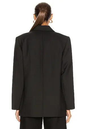 TOTEME Double Breasted Blazer - Black