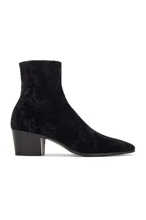 Saint Laurent Mid Heel Boots For Men