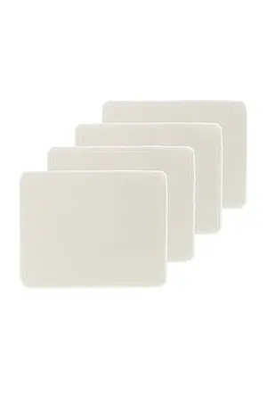HAWKINS NEW YORK Essential Cotton Placemats Set Of 4 - Ivory