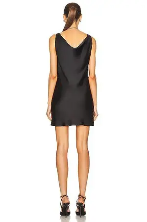 Norma Kamali Maria Mini Dress - Black