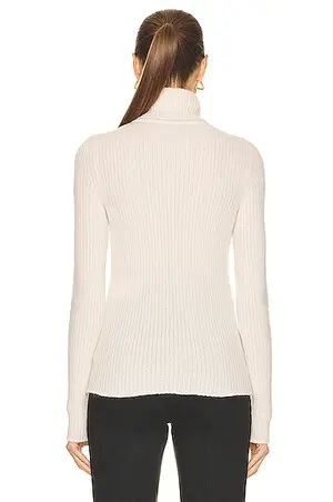 Saint Laurent Ribbed Turtleneck Sweater