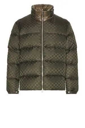 Moncler Quilted Logo Down Jacket