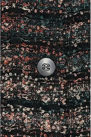 Chanel Boucle Mix Tweed Coat