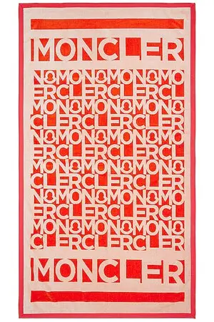 Moncler Logo Print Towel