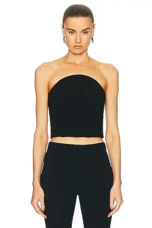 SANS FAFF Half Moon Corset Top - Black