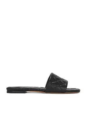 Bottega Veneta Intrecciato Leather Flat Sandal