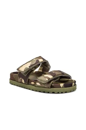 GIA BORGHINI X Pernille Teisbaek Leather Platform Sandal