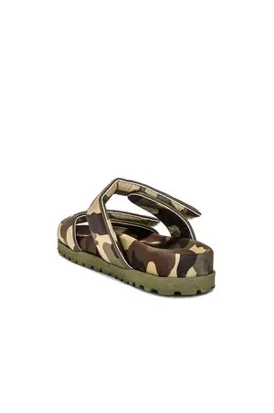 GIA BORGHINI X Pernille Teisbaek Leather Platform Sandal