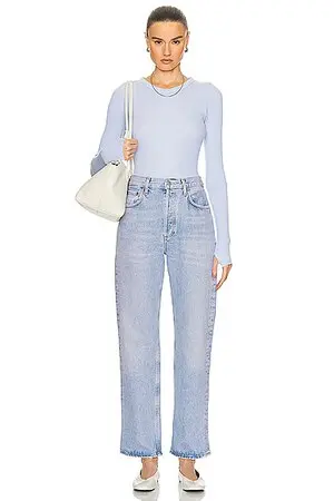 AGOLDE Fran Low Slung Easy Straight Jeans