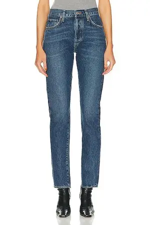 AGOLDE Austin Mid Rise Tapered Slim Jeans - Control
