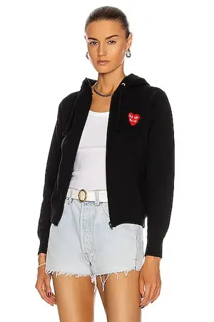 Play Comme Des Garcon Printed Sweatshirts Hoodies For Women