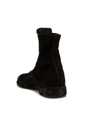 Guidi Stag Suede Zipper Boots