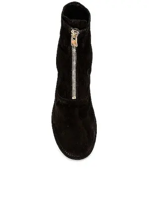 Guidi Stag Suede Zipper Boots