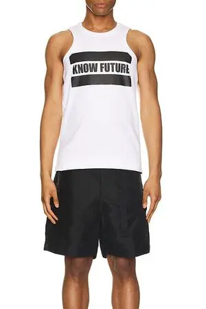 Sacai Know Future" Graphic Tank Top