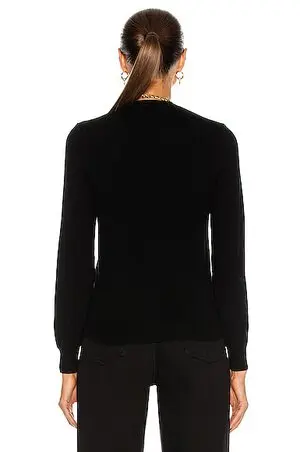 Play Comme Des Garcon Wool Cardigan - Black