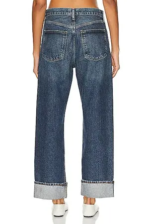 AGOLDE Fran Low Slung Easy Straight Jeans