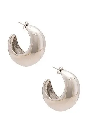 Isabel Marant Étoile Large Hoop Earrings - Silver