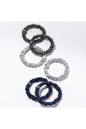Slip Skinny Scrunchies Set Of 6 - Midnight