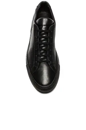 COMMON PROJECTS Original Leather Achilles Low Sneakers - Black