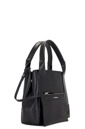 Balenciaga Xs Navy Cabas Bag - Black