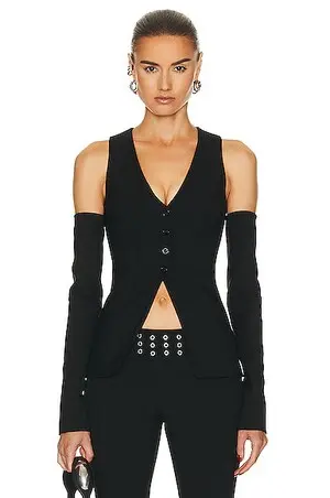 Blumarine Long Sleeve Gilet
