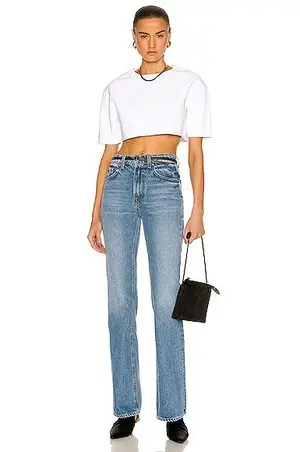 GRLFRND Melanie High Rise Boot Cut Denim