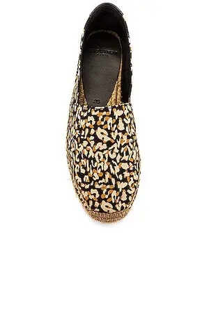 Saint Laurent Signature Espadrille Flats - Nero Multicolor