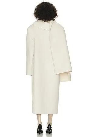 HELSA Oversized Coat With Detachable Scarf