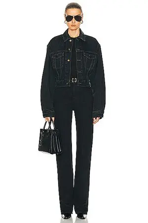 Saint Laurent Neo 80's Denim Jacket