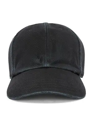 Saint Laurent Washed Denim Cap