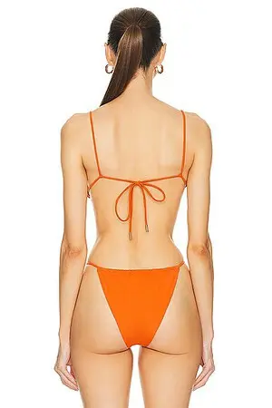 Saint Laurent Triangle Bikini Top