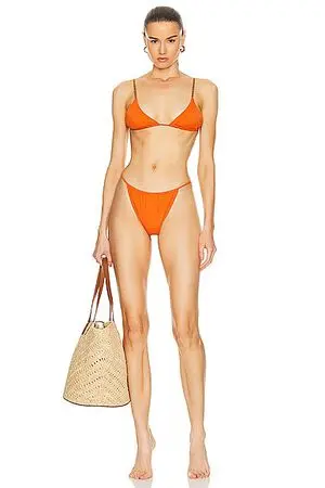 Saint Laurent Triangle Bikini Top